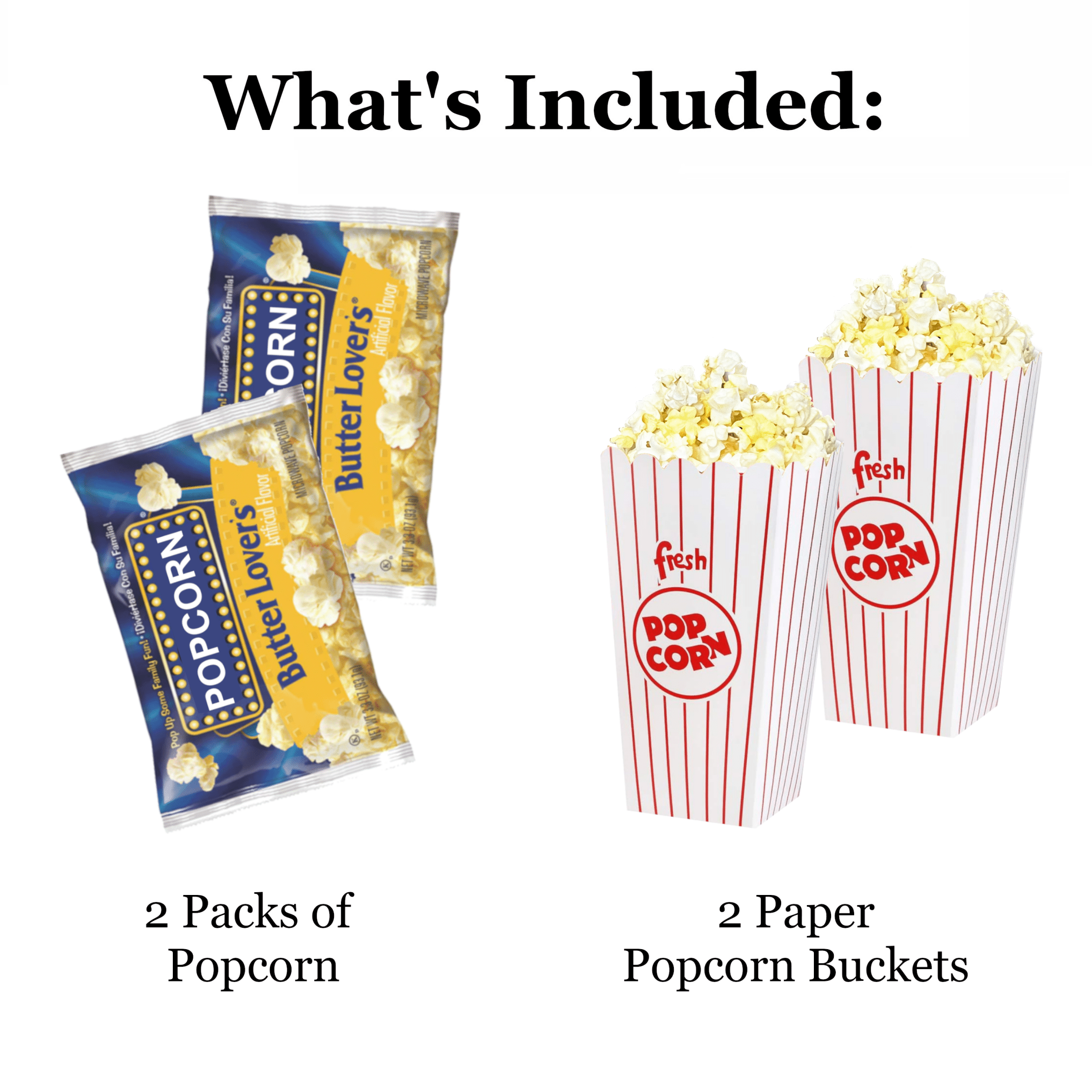 Deluxe Movie Night Gift Box – Popcorn, Candy & Snack Gift Set – Golden ...
